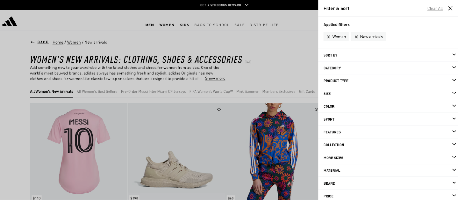 Best 6 Sports Ecommerce Website Design Tips for 2024 with Examples